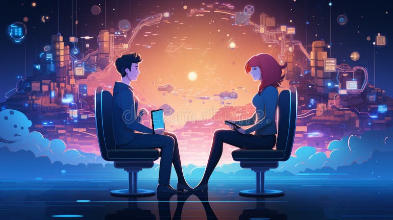 Programmers Working on Computer Program. High Quality Photo Stock ...