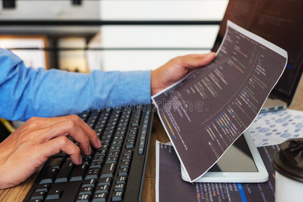 Programmers Working in Programming Programmer, Developer and Coding Technology Website Design ...