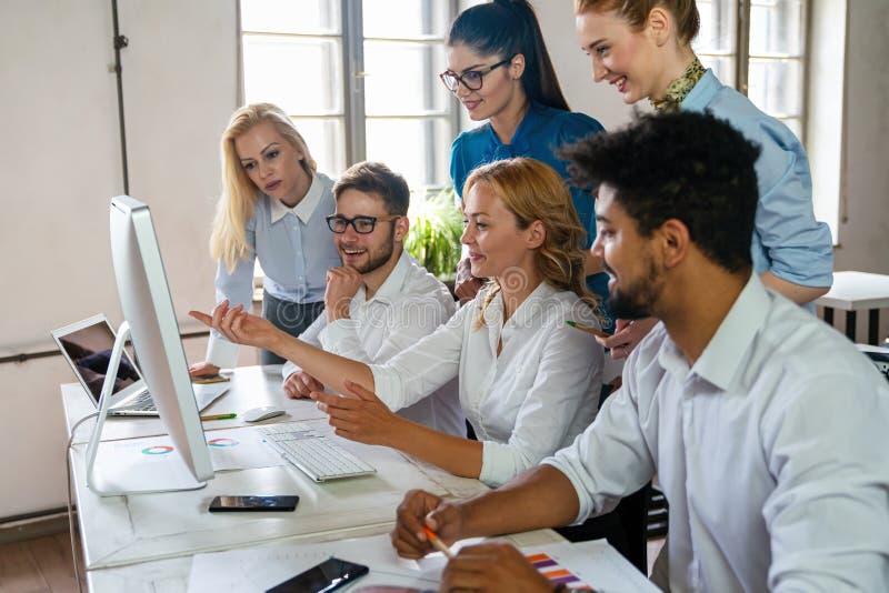 Programmers Working in a Software Developing Company Office. Business ... Programmers Working in a Software Developing Company Office. Business ...