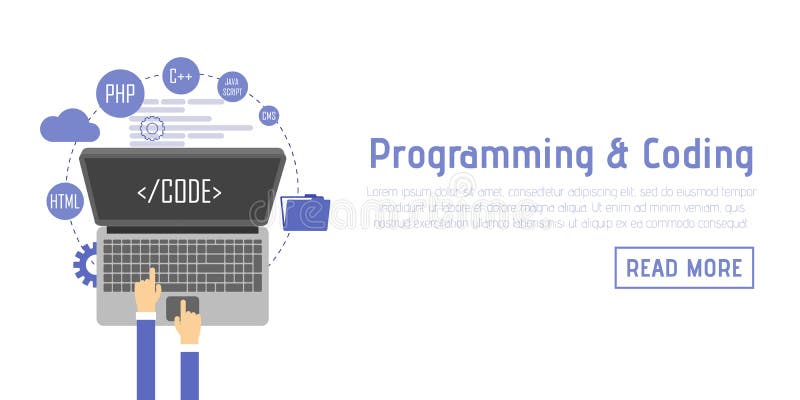 Programmierer am Computertisch, Der an Programm Arbeitet Software ...