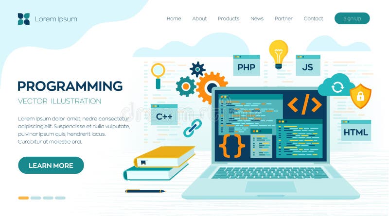 Programming Banner, Coding, Best Programming Languages. Development and ... Programming Banner, Coding, Best Programming Languages. Development and ...