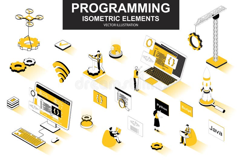 Programming Languages Pack Stock Illustrations – 50 Programming Languages Pack Stock ...