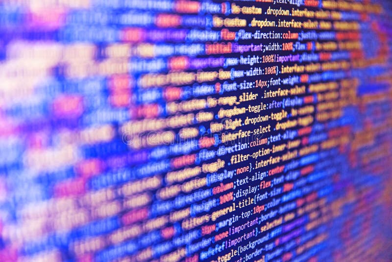 Software program stock image. Image of code, software, source - 6909