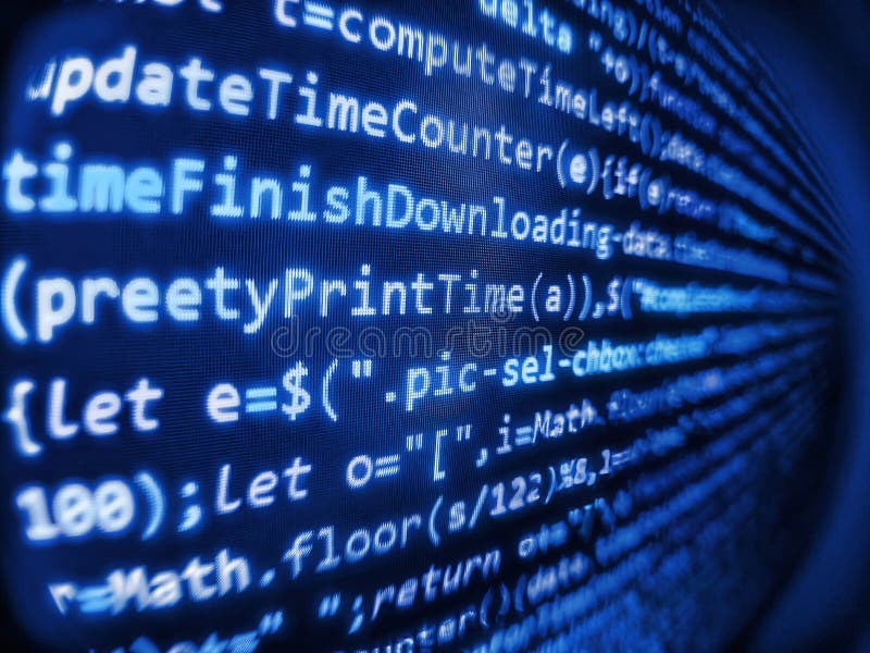 Programming Code Abstract Laptop. Coded Data on Monitor. Modern ... Programming Code Abstract Laptop. Coded Data on Monitor. Modern ...