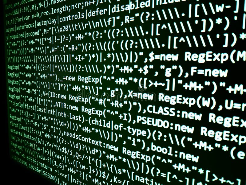 Programming Code Abstract Screen Of Software Developer Computer Stock Image Image Of Display