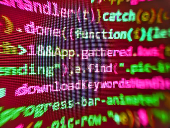 Programming Code Abstract Screen Of Software Developer Software Developer Programming Code On