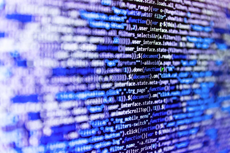 Closeup Of Java Script Css And Html Code Stock Image Image Of Hosting Document 116882015