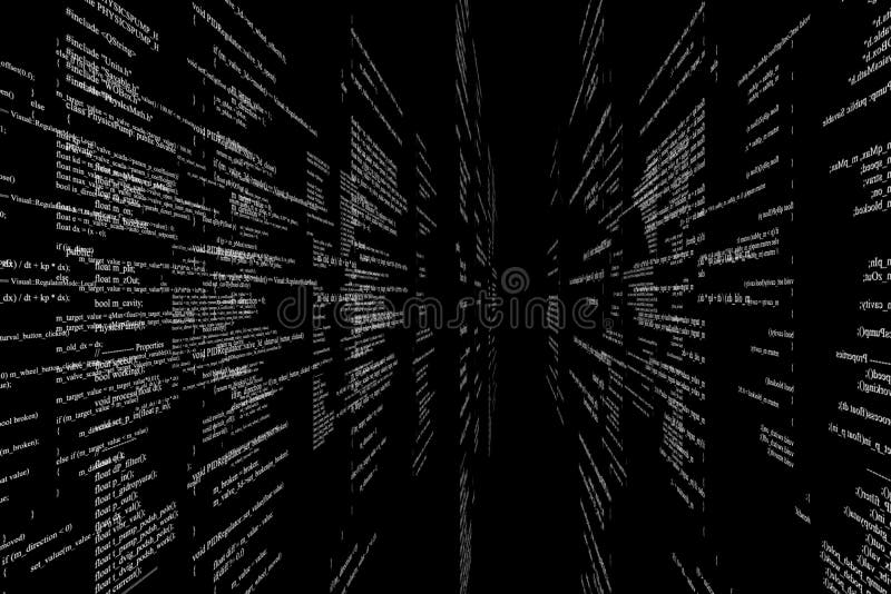 Programming Code Abstract Technology Background Stock Illustration ...