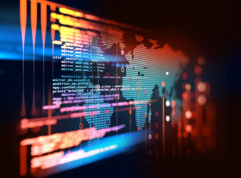 Programming Code Abstract Technology Background Of Software Developer