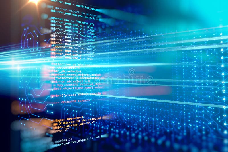 Programming Code Abstract Technology Background of Software Developer ...