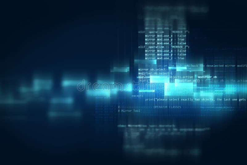 Programming Code Abstract Technology Background Of Software Developer And Computer Script Stock
