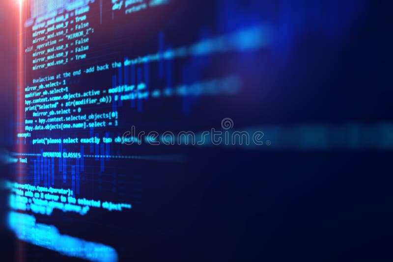 Programming Code Abstract Technology Background of Software Developer ...