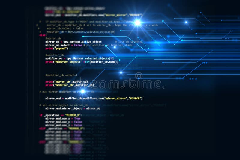 Programming Code Abstract Technology Background of Software Developer and Computer Script Stock ...