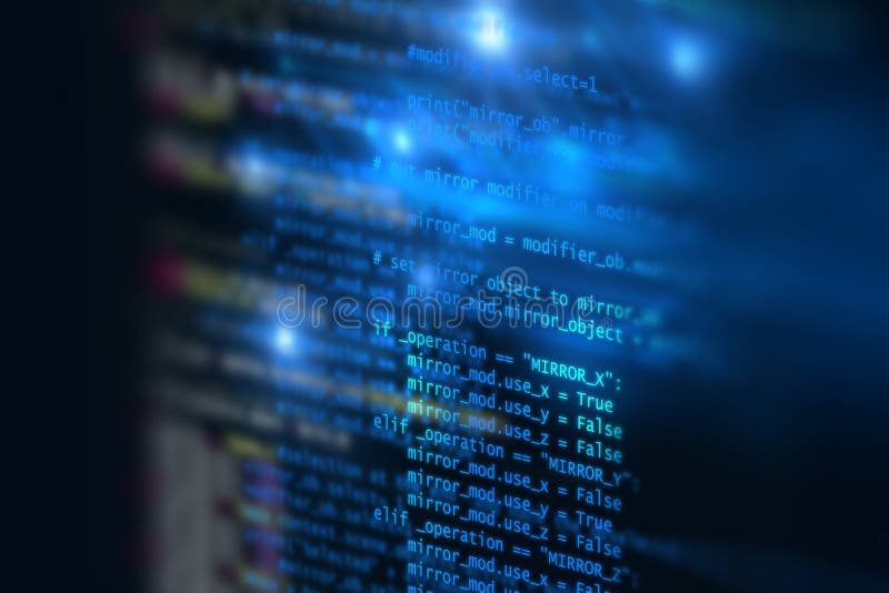 Programming Code Abstract Technology Background of Software Developer ...