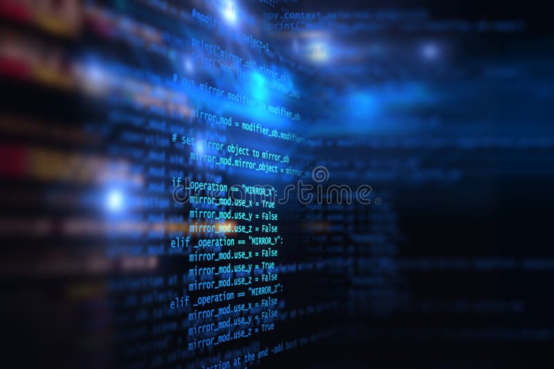 Programming Code Abstract Technology Background of Software Developer ...