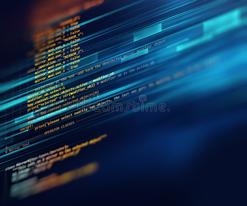 Programming Code Abstract Technology Background of Software Developer ...