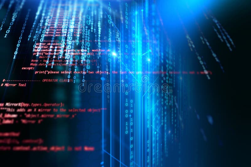 Programming Code Abstract Technology Background of Software Developer and Computer Script Stock ...