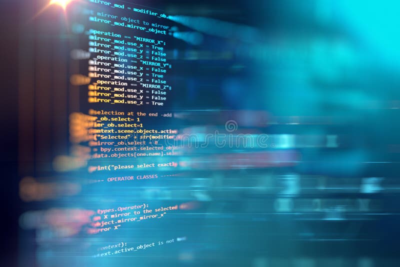 Programming Code Abstract Technology Background of Software Developer ...