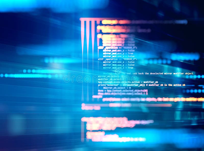 Programming Code Abstract Technology Background of Software Developer ...