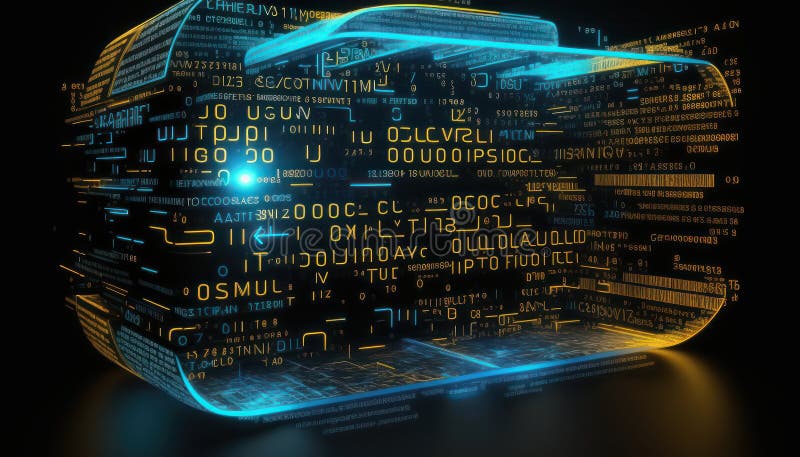 Programming Code Abstract Technology Background Of Software Developer And Computer Stock