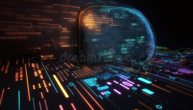 Programming Code Abstract Technology Background Of Software Developer And Computer Stock