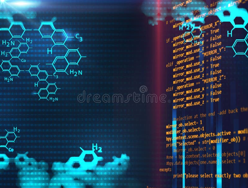 Programming Code Abstract Technology Background Stock Illustration ...