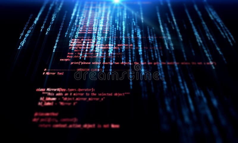 Programming Code Abstract Technology Background of Software Stock ...