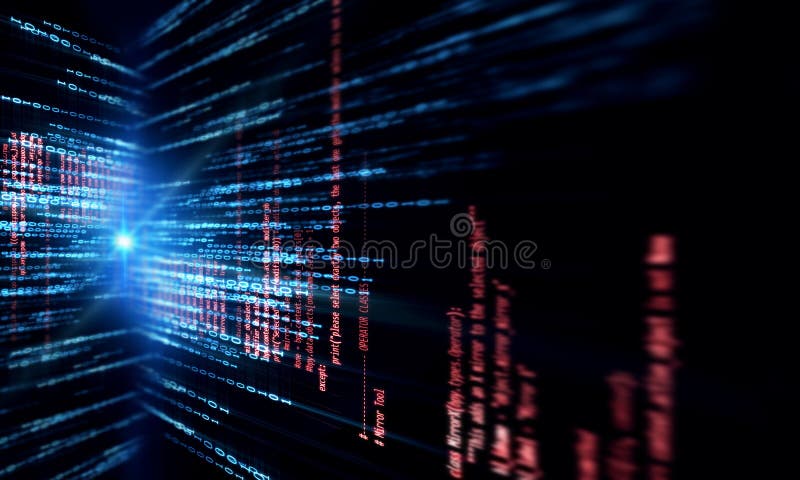Programming Code Abstract Technology Background Stock Illustration ...