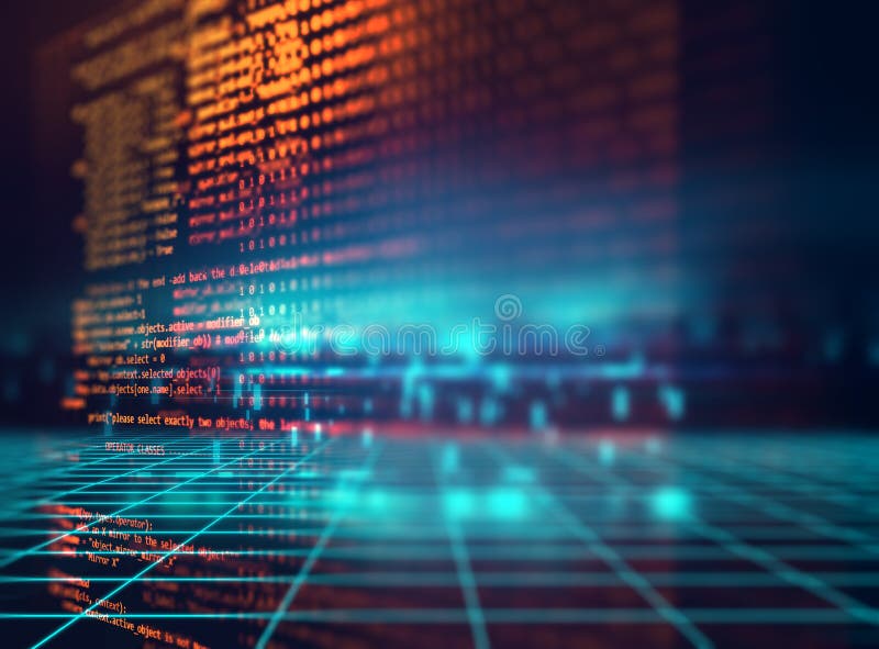 Programming Code Abstract Technology Background Stock Illustration ...