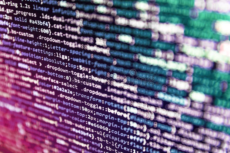 Programming Code Abstract Technology Background of Software Developer ...