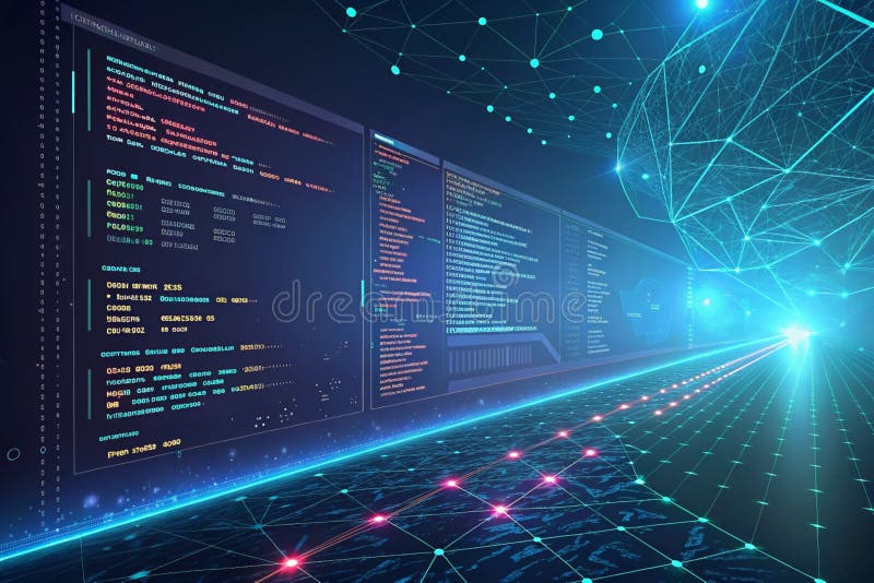 Programming Code Abstract Technology Background Of Software Developer