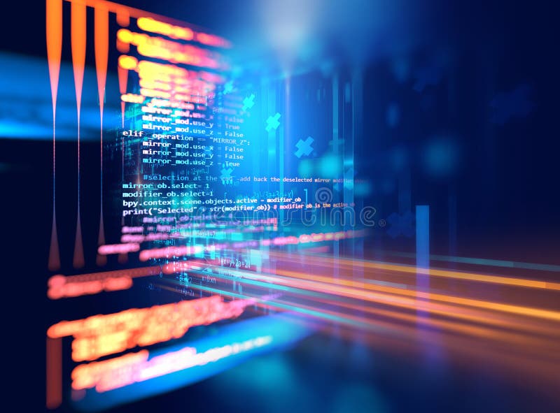 Programming Code Abstract Technology Background of Software Developer ...