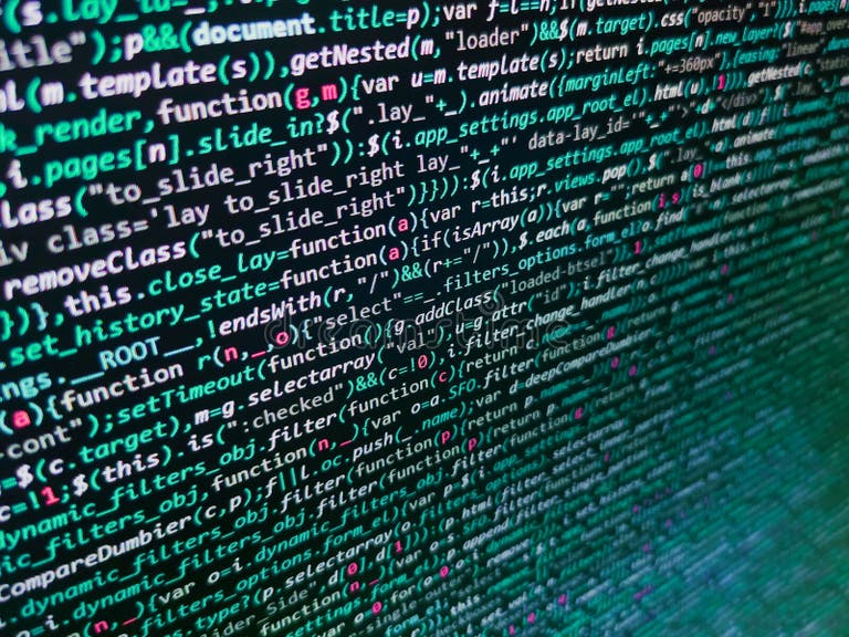 Programming Code Abstract Technology Background of Software Developer ...