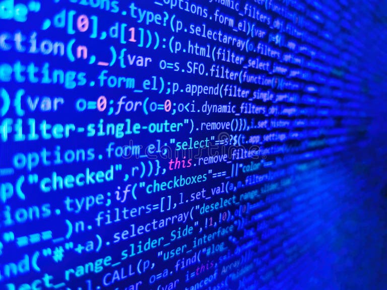 Programming Code Abstract Technology Background of Software Developer ...