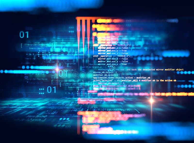 Programming Code Abstract Technology Background of Software Developer and Computer Script Stock ...