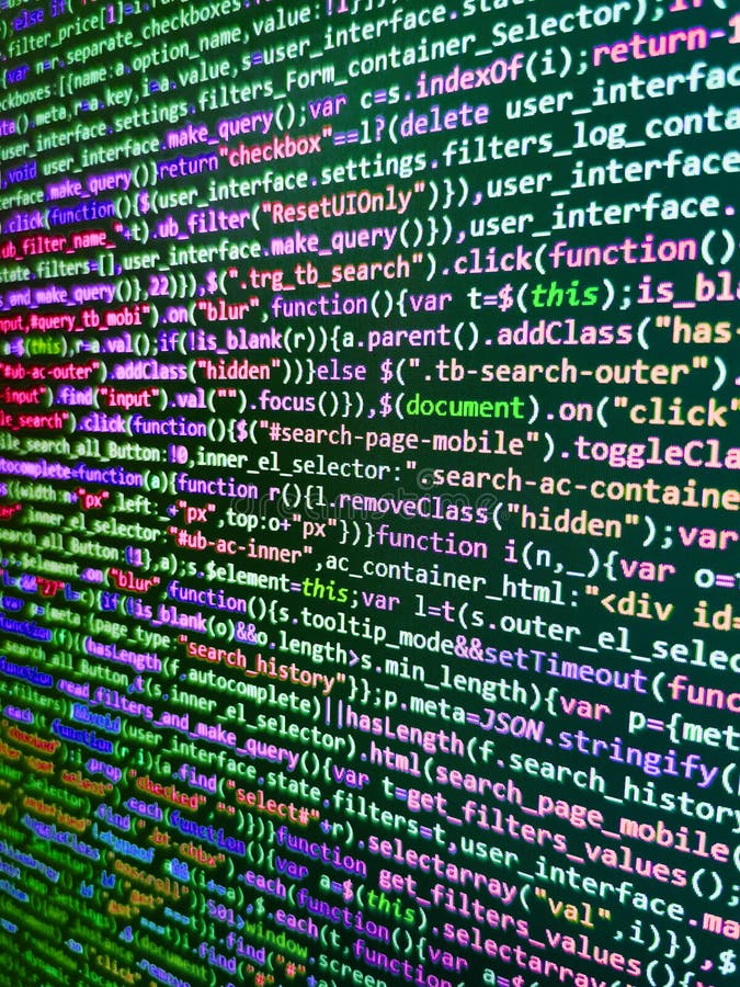 Programming Code Abstract Technology Background of Software Developer and Computer Script ...