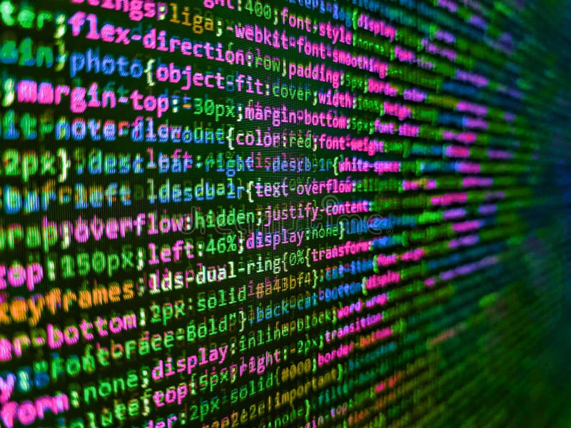 Programming Code Abstract Technology Background Of Software Developer And Computer Script Web