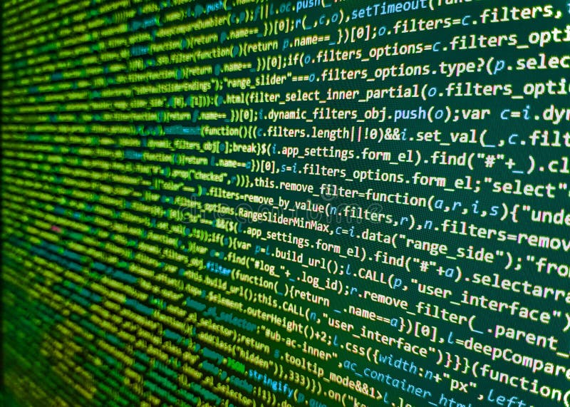 Programming Code Abstract Technology Background Of Software Developer