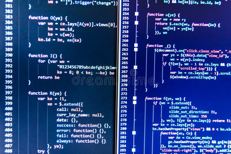 Programming Code Abstract Technology. Stock Image - Image of background ...