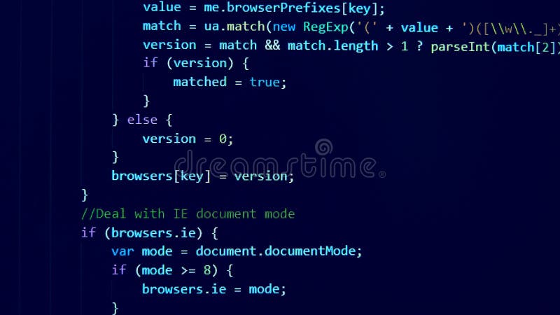 Programming Code is Appearing on the Display Stock Footage - Video of ...