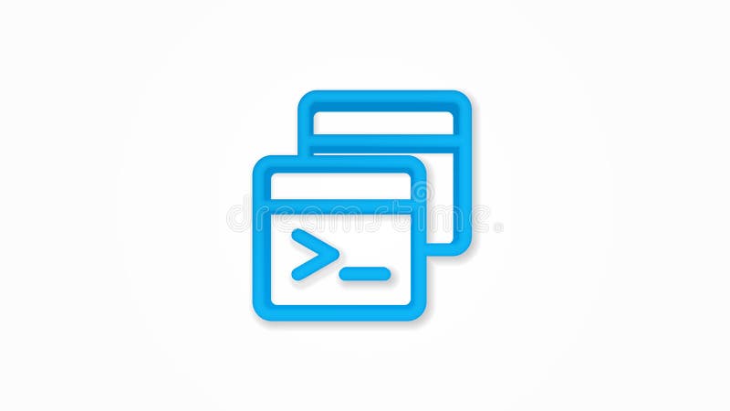 Programming Code, Application Realistic Icon. 3d Line Vector ...