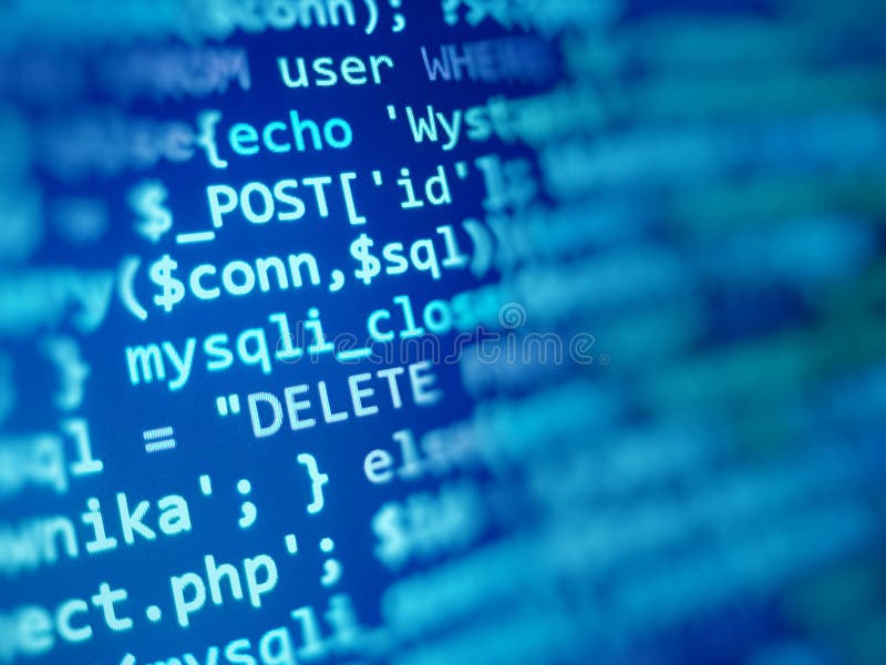 Programming / Coding / Hacker Concept Stock Photo - Image of color ...