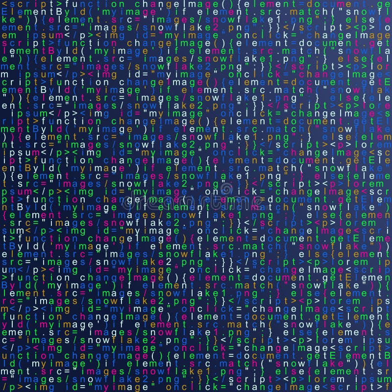 Programming Code Background Stock Vector Illustration Of Html Java