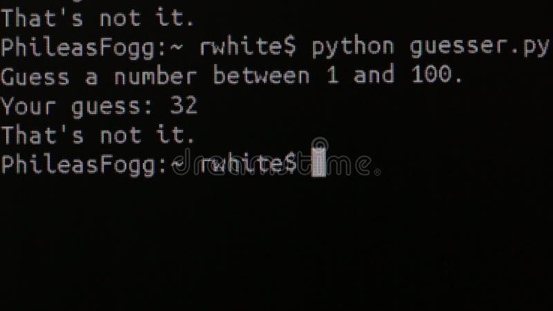 Programming Code on Black Screen. a Programmer Writes a Program ...