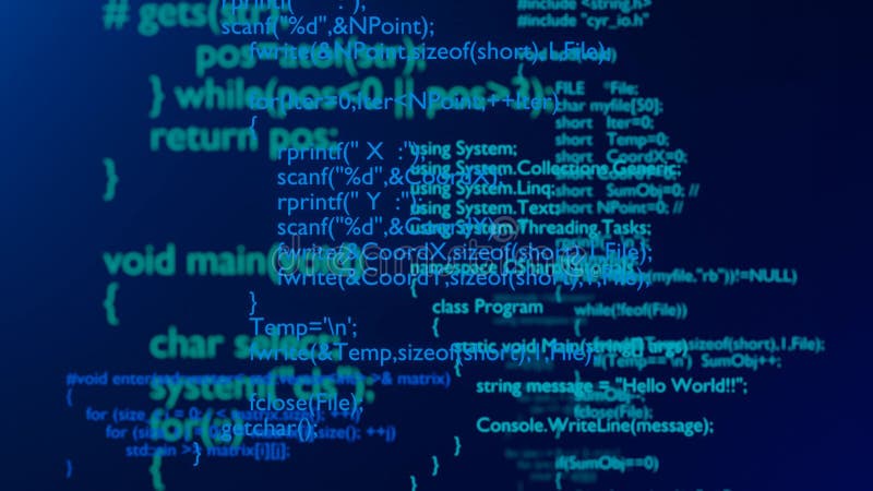 Hacker Attack Warning Language Strings On Screen Hack Stock Footage Video Of Alert Matrix