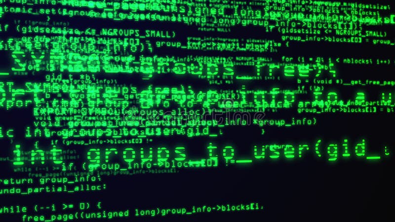 Programming Code Through The Computer Screen Terminal Stock Footage Video Of Design Computer