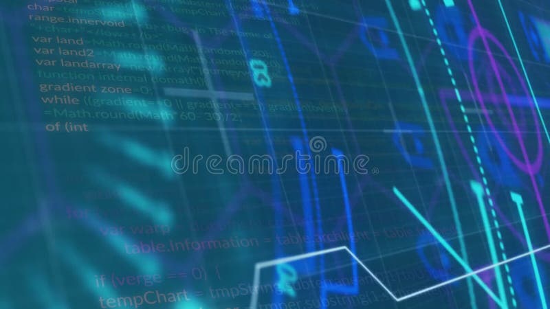 Digital Data Code Network Interface Technology Stock Footage & Videos ...