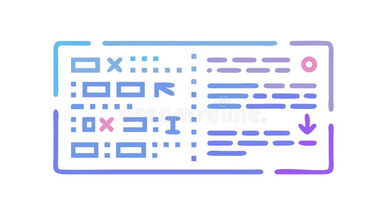 Programming Code Interface and Software Development, Vector Design Generative AI Stock Vector ...