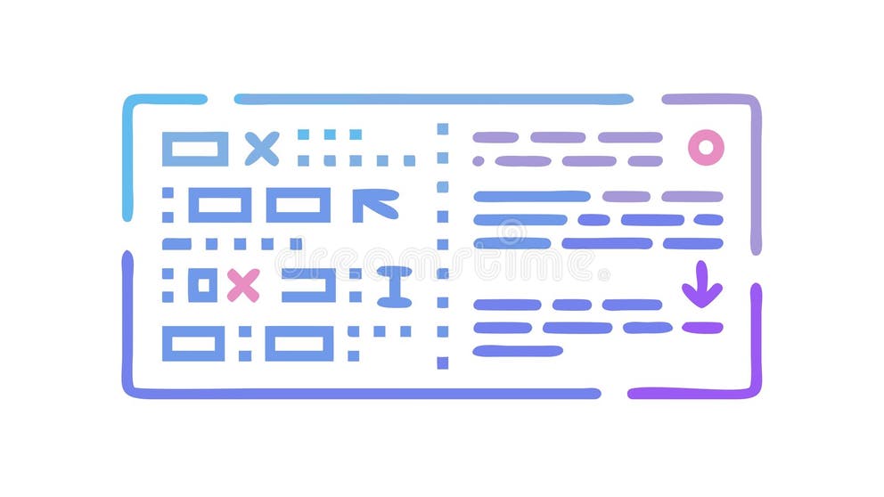 Programming Code Interface and Software Development, Vector Design Generative AI Stock Vector ...