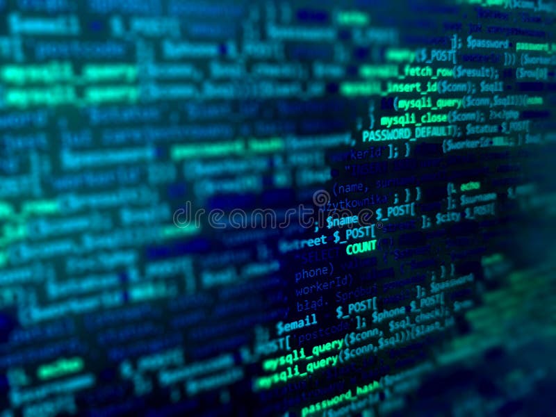 Monitor of it developer stock image. Image of monitor - 61338557